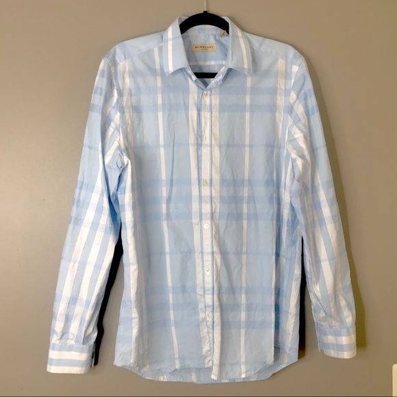 Burberry | Shirts | Burberry Mens Button Down Htf Checker Print | Poshmark